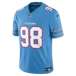 Nike Jeffery Simmons Tennessee Titans Dri-fit Nfl Limited Jersey - Blue
