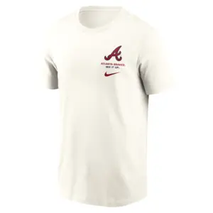 Nike Atlanta Braves 2-hit Mlb T-shirt - Brown