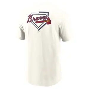 Nike Atlanta Braves 2-hit Mlb T-shirt - Brown