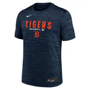 Nike Detroit Tigers Authentic Collection Dri-fit Mlb T-shirt - Blue