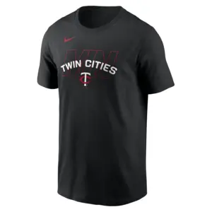 Nike Minnesota Twins Fashion Mlb T-shirt - Black