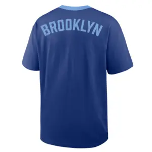 Nike Brooklyn Dodgers Cooperstown Ringer Mlb T-shirt - Blue