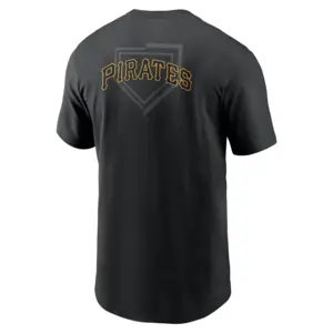 Nike Pittsburgh Pirates 2-hit Mlb T-shirt - Black