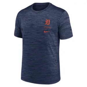 Nike Detroit Tigers Velocity Dri-fit Mlb T-shirt - Blue