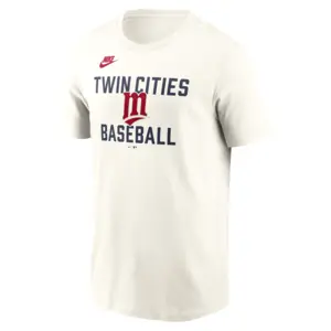 Nike Minnesota Twins Cooperstown '70s Inspired Mlb T-shirt - Brown
