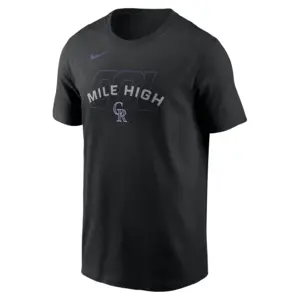 Nike Colorado Rockies Fashion Mlb T-shirt - Black