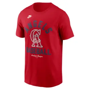 Nike California Angels Cooperstown Mlb T-shirt - Red