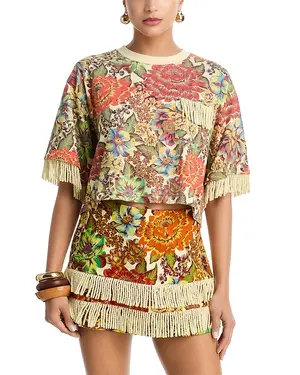 ALEMAIS Lana Cropped Tee
