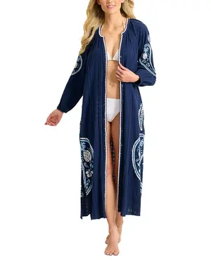 Tommy Bahama Mykonos Embroidered Dress Swim Cover-up