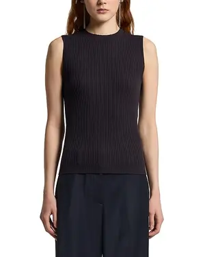 Peserico Ribbed Sleeveless Knit Top
