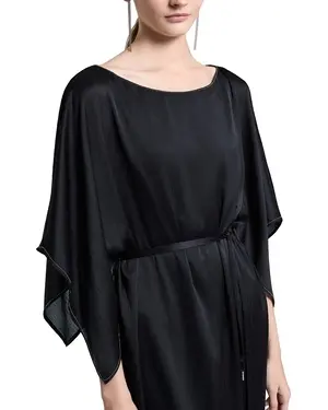 Peserico Boat Neck Midi Dress - Ink