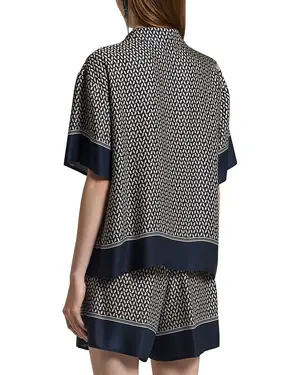 Peserico Printed Shirt - Ink