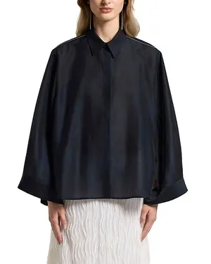 Peserico Leaf Collar Shirt