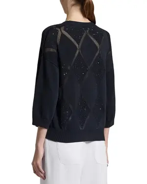Peserico Cotton Paillette Sweater
