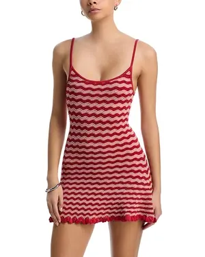 Solid & Striped Talia Mini Dress - Rooftop Red