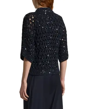 Peserico Knitted Sweater Jacket - Ink