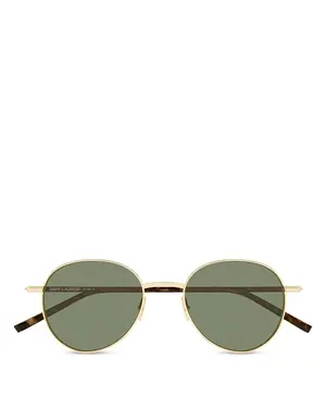 Saint Laurent Round Sunglasses, 50mm