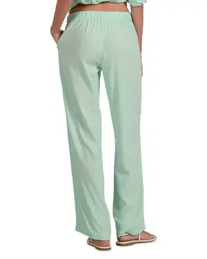 Elan Drawstring Swim Cover-up Pants - Mint