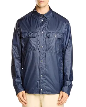 Moncler Transparent Nylon Pocket Shirt Jacket - Navy