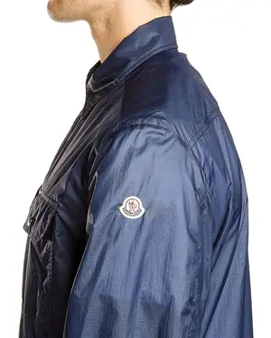 Moncler Transparent Nylon Pocket Shirt Jacket - Navy