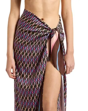 JETS Sarong Cover Up Skirt