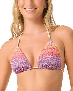 PQ SWIM Triangle Bikini Top - Sunkissed