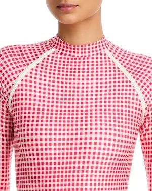 Aqua Long Sleeve One Piece Swimsuit