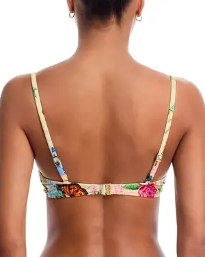 L'Agence Alexandra Structured Bra Bikini Top - Multi