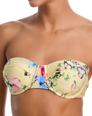 L'Agence Alexandra Structured Bra Bikini Top - Multi