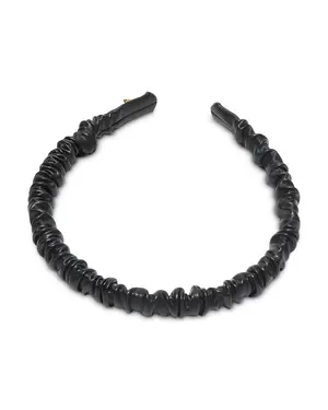 Lele Sadoughi Jessie Faux Leather Headband