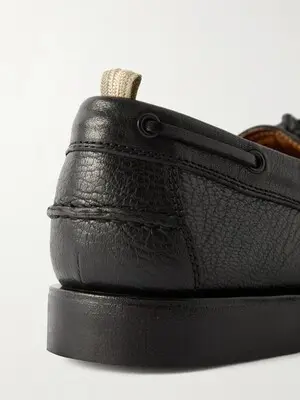 Officine Creative Balfron Leather Boat Shoes - Black