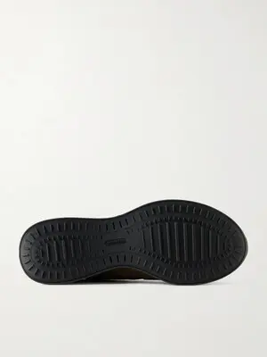 John Lobb Elastic Stream Suede Sneakers - Green