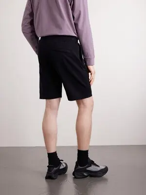 Stone Island Straight-leg Cotton-jersey Drawstring Shorts