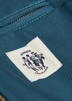 VOWELS Logo-appliquéd Cotton-blend Jacket - Blue