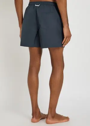 Fred Perry Logo-embroidered Shell Swim Shorts