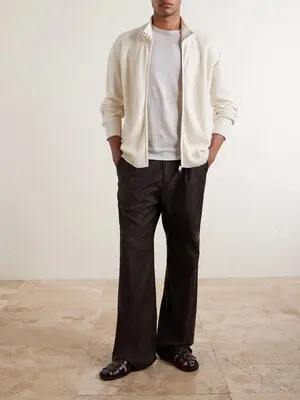 Hartford Linen-jersey T-shirt - Gray