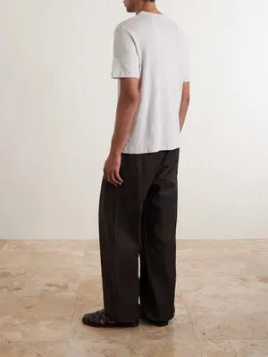Hartford Linen-jersey T-shirt - Gray