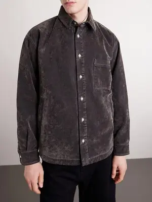 Jacquemus Boulanger Denim Overshirt - Gray