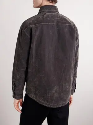 Jacquemus Boulanger Denim Overshirt - Gray