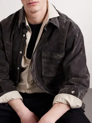 Jacquemus Boulanger Denim Overshirt - Gray