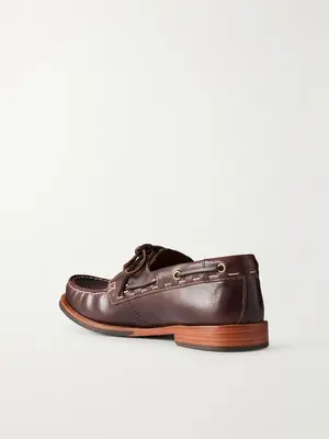 Grenson Claude Leather Boat Shoes