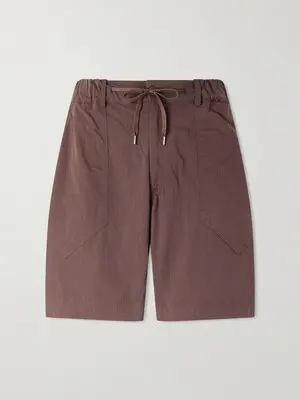 FRIZMWORKS Fatigue Straight-leg Cotton-blend Shorts - Brown