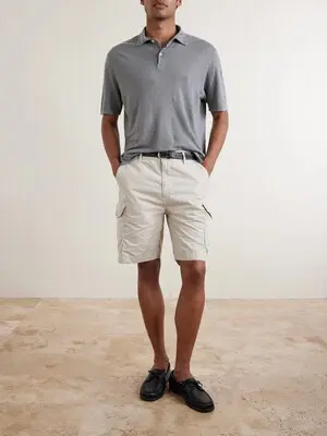 Hartford Battle Straight-leg Cotton Shorts