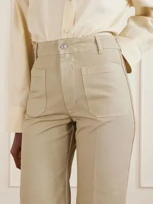 Victoria Beckham Alina High-rise Straight-leg Jeans - Gray