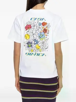 Casablanca Graffiti-print T-shirt - White