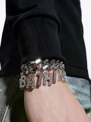 A BATHING APE Line Camo Debossed Chain Bracelet
