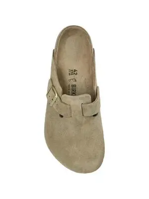 BIRKENSTOCK Boston Buckle Mules - Neutrals