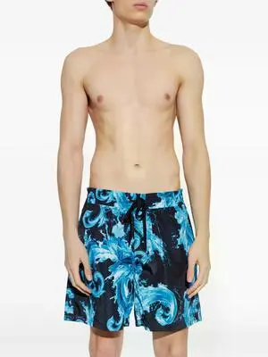 Versace Patterned Drawstring Shorts