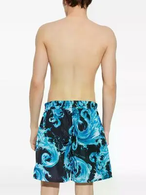 Versace Patterned Drawstring Shorts