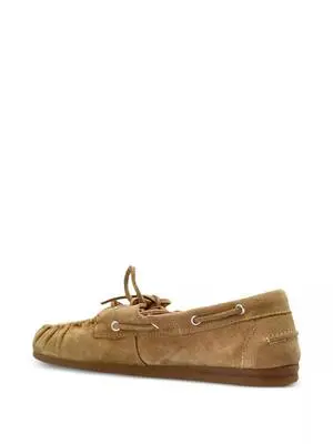 ALOHAS Rowan Suede Loafers - Neutrals